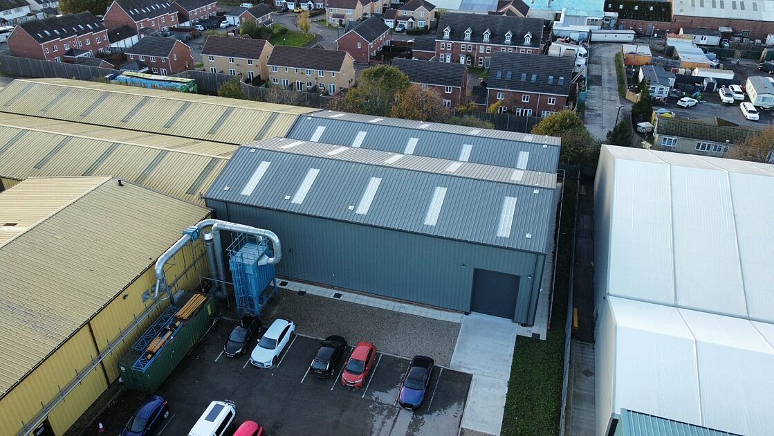 Commercial Warehouse Extension Complete